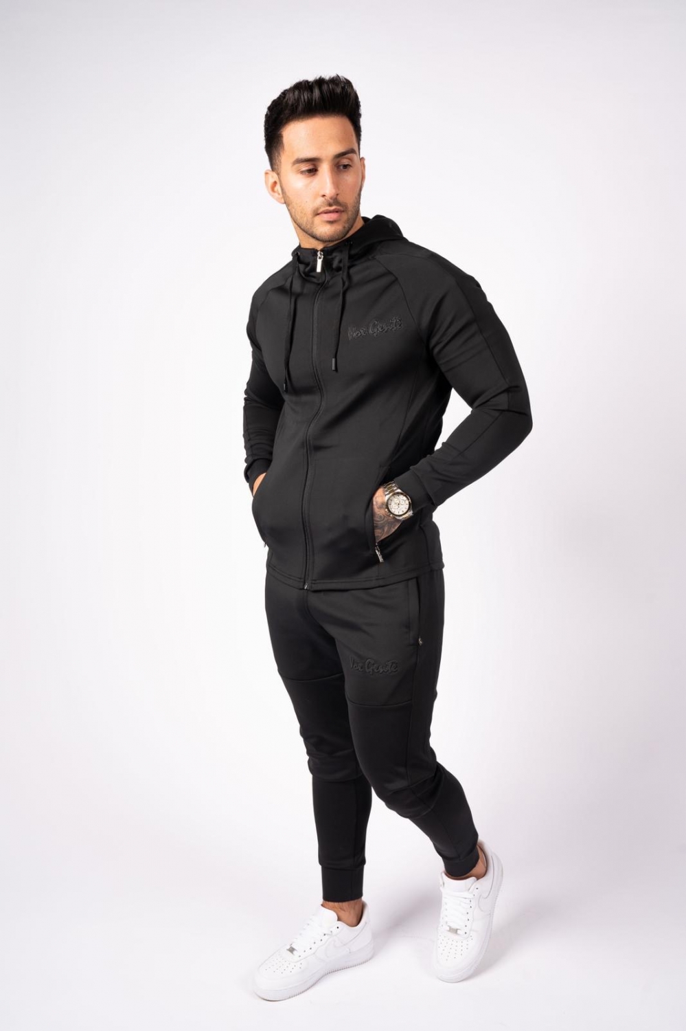 Embossed Hood | Black - Vox Gentè